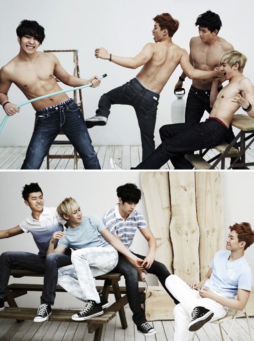 2PM, '상반신 노출' 꽃짐승돌 매력 발산 | bnt뉴스