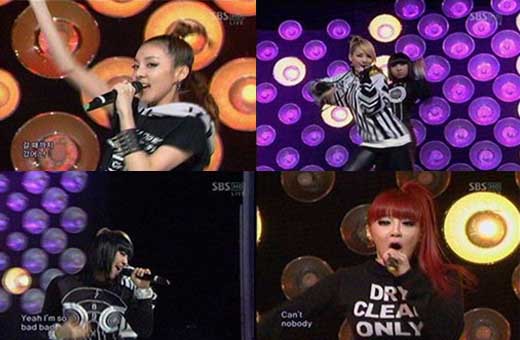 2NE1 ‘인기가요’ 1위, 가요계 독주 ‘카리스마 철철’ | bnt뉴스