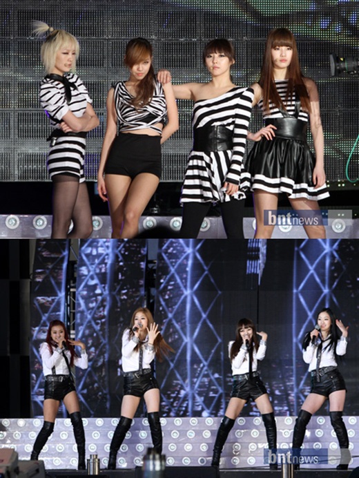 '2010 SBS 가요대전' 미쓰에이 VS 씨스타 '신인상' 대결 | bnt뉴스