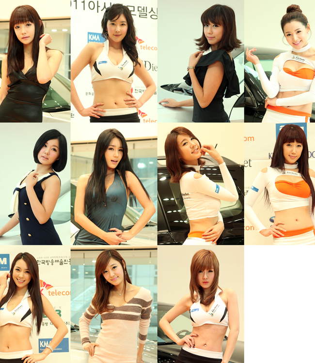 SK텔레콤과 함께하는 2011아시아모델상 시상식, 2010 최고 인기 레이싱모델은? | bnt뉴스