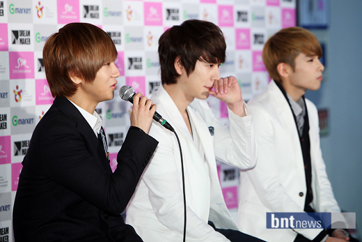 [포토] 예성-규현-려욱 '발라드유닛 K.R.Y 많이 기대해주세요' | bnt뉴스