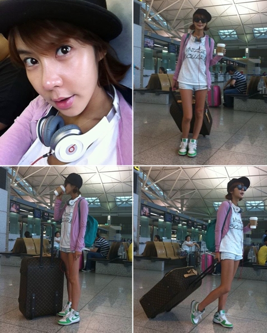 김준희 발랄한 공항패션 화제 ‘역시 쇼핑몰 CEO' | bnt뉴스