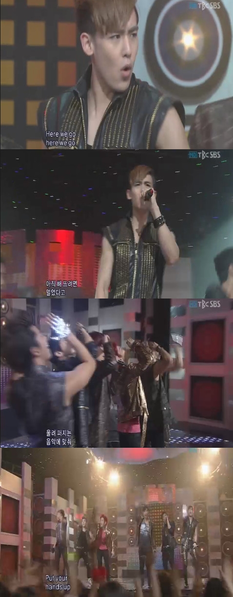 '인기가요' 2PM, '원샷춤' 보이며 신나는 무대 "손 흔들어~" | bnt뉴스