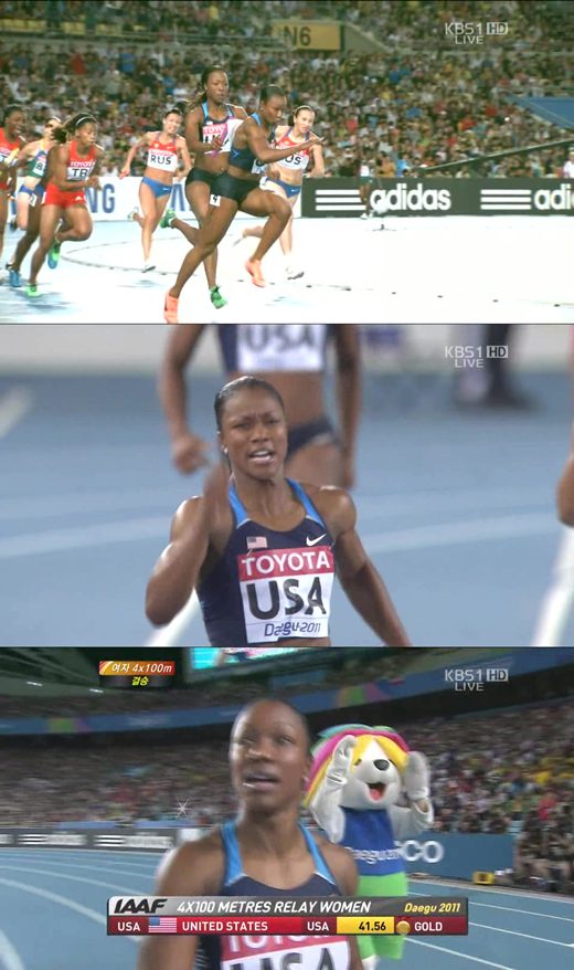 '대구세계육상' 미국, 女 400m-1600m 계주 석권! | bnt뉴스