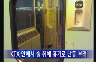 KTX 흉기난동 승객 입건, 술 취해 시비 붙자 칼부림 | bnt뉴스
