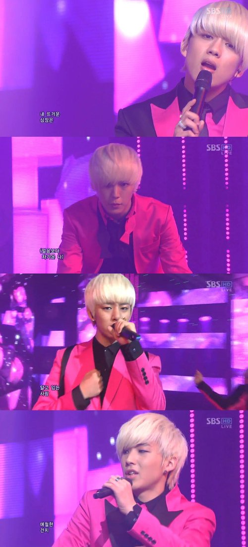 ‘인기가요’ B.A.P, 애절한 눈빛 연기 ‘진짜 비밀연애라도 하는거야?’ | bnt뉴스