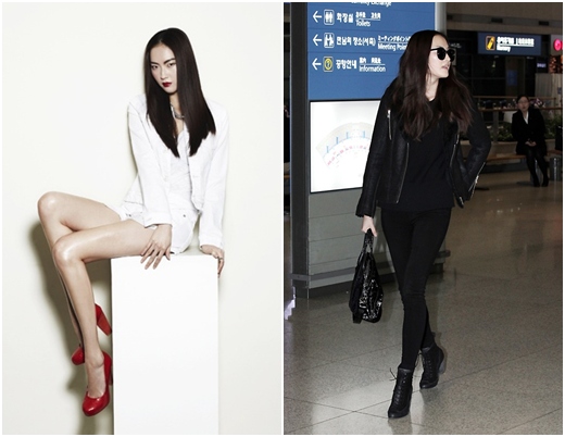 혜박, 178cm에 49kg 몸매 비결이 블랙 스키니? 화이트 핫팬츠? | bnt뉴스