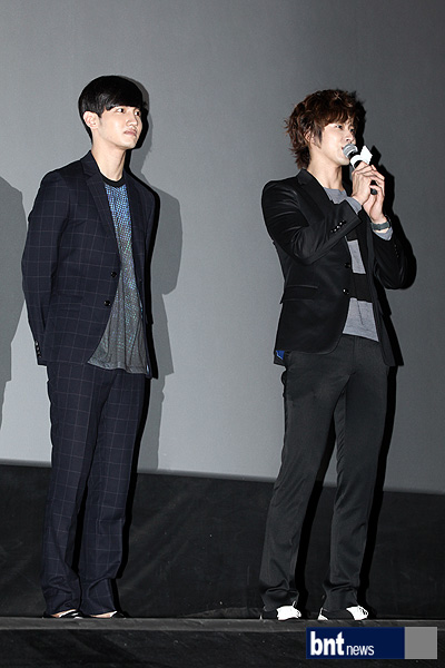 [bnt포토] 동방신기, 영화 'I AM' 무대인사로 팬들과의 만남