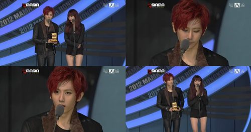 트러블메이커 현승 "하늘에 계신 아버지께 수상 영광"(2012 MAMA) | bnt뉴스