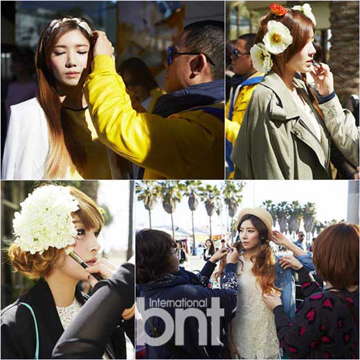 미국 LA 촬영 비하인드 컷 공개 “2013 S/S 뷰티트렌드 엿보기” | bnt뉴스