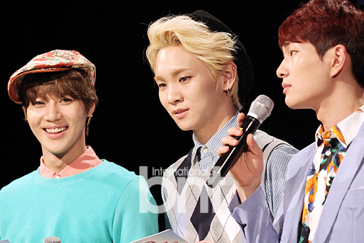 [bnt포토] 샤이니 태민-키-온유, 훈훈함 넘치는 3MC~ | bnt뉴스