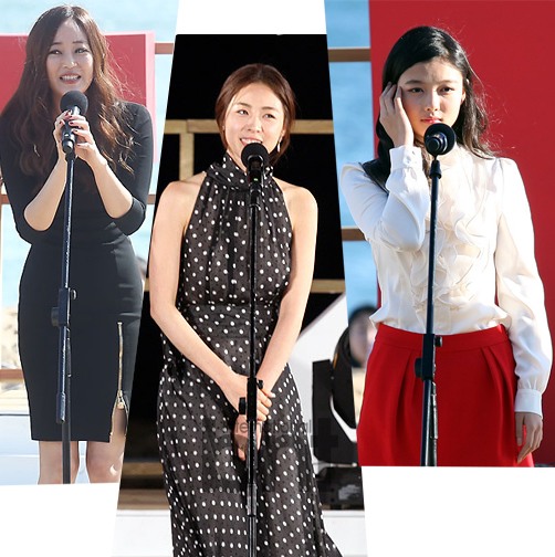 [18th BIFF] 야외 무대인사 속 여배우들 글로우 메이크업 | bnt뉴스