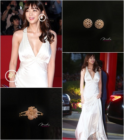 [18th BIFF] 우아한 화이트 드레스로 여신 된 여배우에게 꼭 필요한 이것! ‘럭셔리 주얼리’ | bnt뉴스