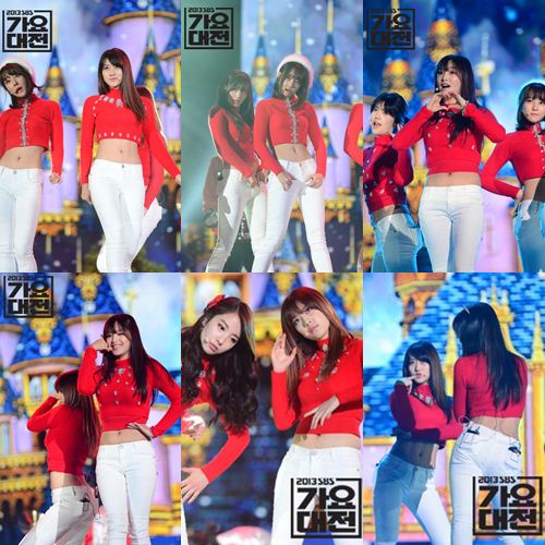 SBS가요대전 리허설 레인보우, 인형같은 외모로 시선 집중 | bnt뉴스