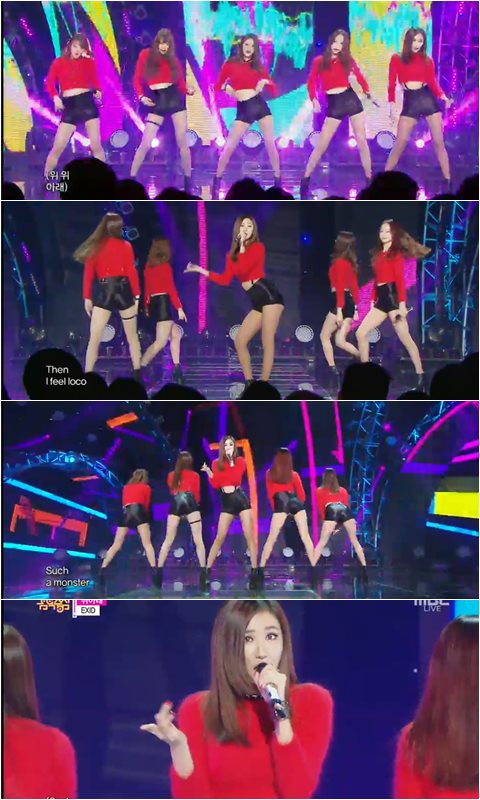 ‘음악중심’ EXID, 격정의 무대 ‘차트 역주행의 힘’ | bnt뉴스