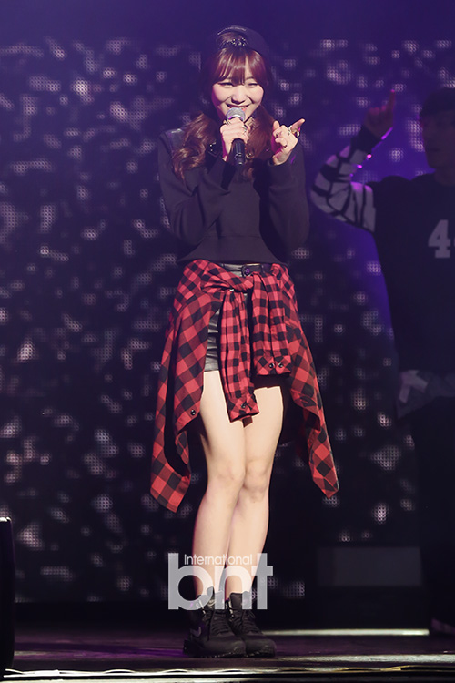 [bnt포토] 러블리즈 류수정 '인피니트H 무대 피처링하러 왔어요' | bnt뉴스