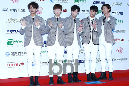 [bnt포토] B1A4, 꽃미소 날리며! | bnt뉴스