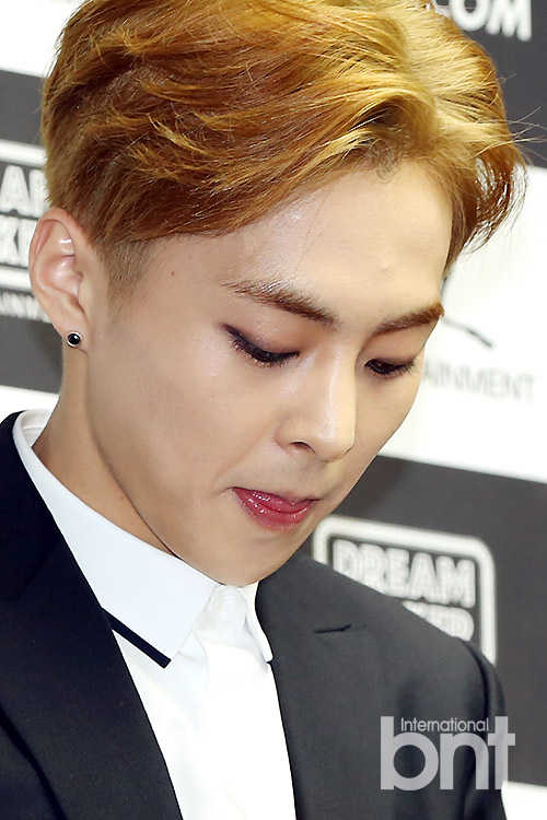 [bnt포토] 엑소 시우민, 긴장감에 혀 살짝~ | bnt뉴스