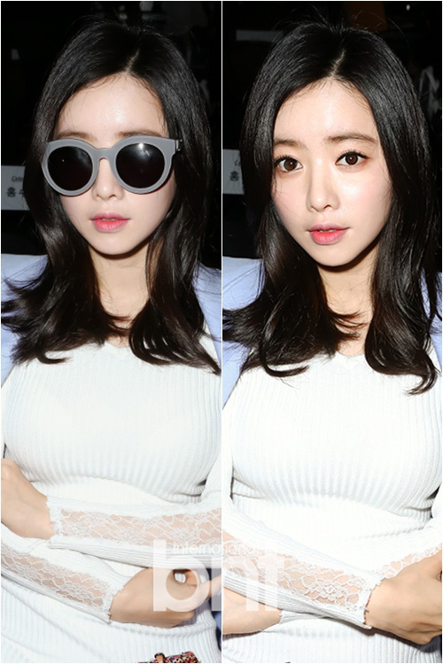 [bnt포토s] 홍수아vs홍수아 '선글라스로 우월 가릴 수 없는 미모'(곽현주컬렉션) | bnt뉴스