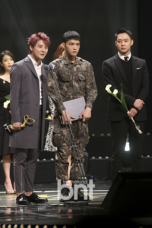[bnt포토] JYJ '어렵게 모인 세 사람'