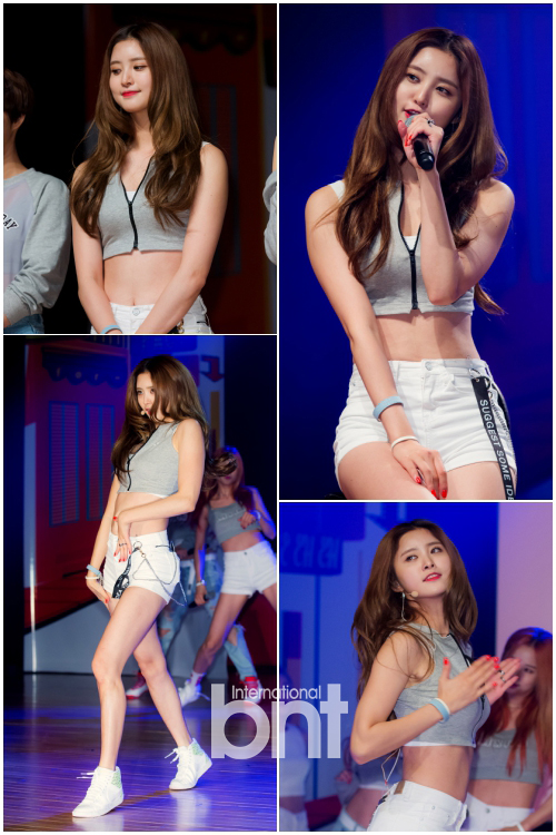 [bnt포토s] '막내의 반란?' EXID 정화 '그동안 어떻게 참았니?' | bnt뉴스