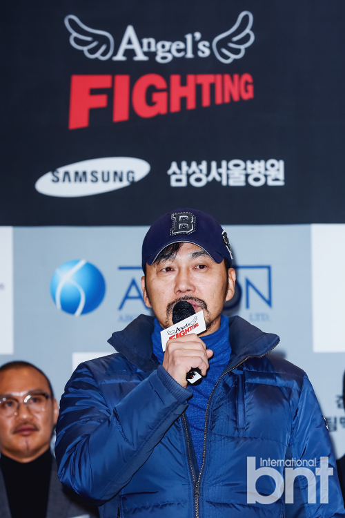[bnt포토] 인사말하는 엔젤스파이팅 김영호 부회장 Bnt뉴스