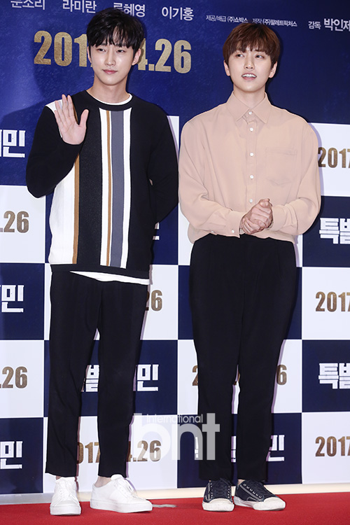 [bnt포토] B1A4 진영-산들 '둘이서 영화관 나들이~' | bnt뉴스