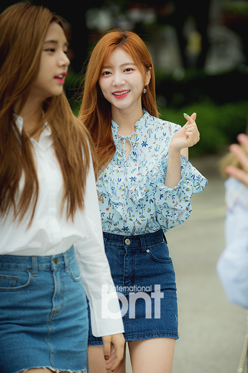 [bnt포토s] '쉬운 듯, 쉽지 않은 듯' 라붐 해인 '뮤직뱅크 출근길에서 개별포토란pt2' | bnt뉴스