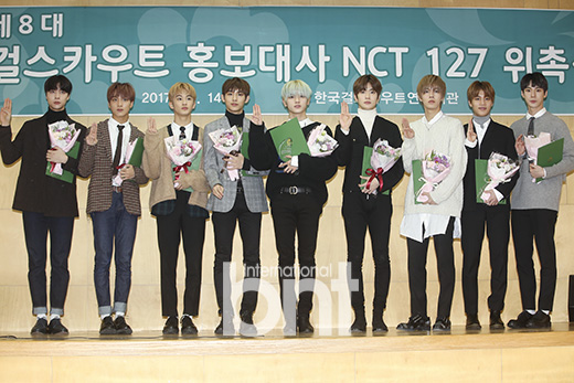 [bnt포토] 걸스카우트 홍보대사로 위촉된 NCT 127 | bnt뉴스
