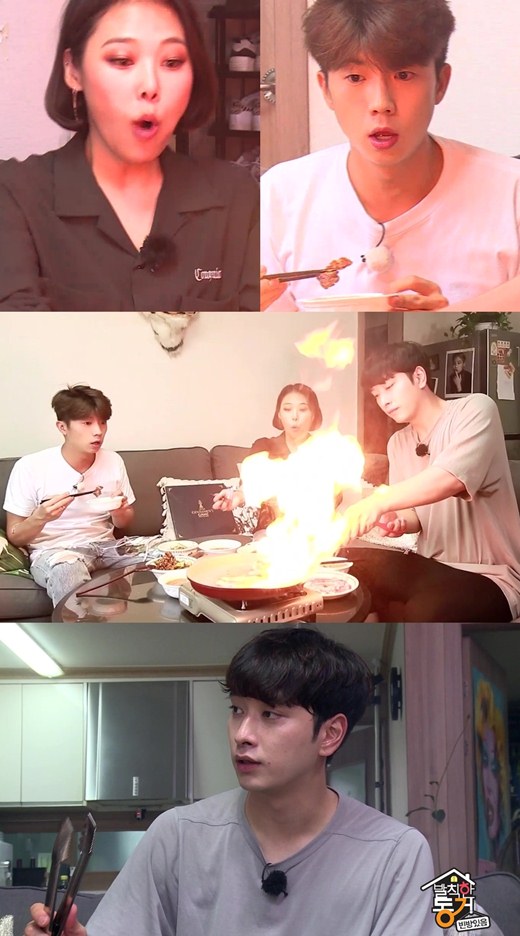 ‘발칙한 동거’ 2PM 찬성, 고기 굽기 장인등극...불쇼까지 | bnt뉴스