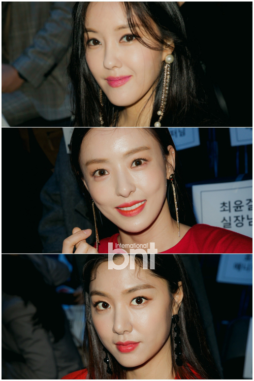 [bnt포토+] '길면 더 우아해져요' 효민-이다희-서지혜 '드롭이어링으로 방점 찍은 여신무드'(YCH) | bnt뉴스