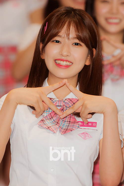 [bnt포토] 안유진 '마지막까지 이렇게 웃고 싶어요'(프로듀서48) | bnt뉴스