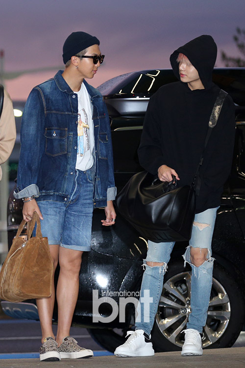 [bnt포토] 방탄소년단 RM-정국 '눈빛으로 말해요' | bnt뉴스