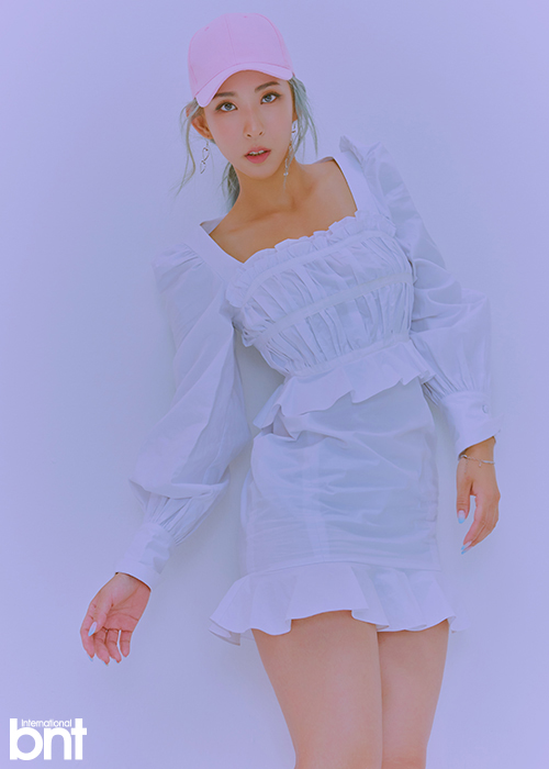 [bnt화보] 미나명 “유튜브 인기 영상? 여자친구 신비와 ‘Sweet But Psycho’ 댄스 콜라보레이션” | bnt뉴스