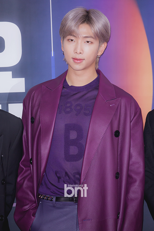 [bnt포토] 방탄소년단 RM '오늘은 보라돌이'(가요대전) | bnt뉴스