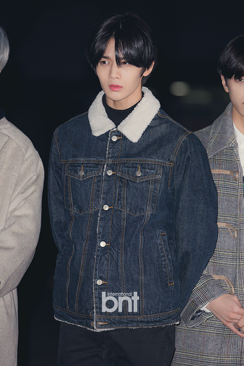 [bnt포토] CIX 배진영 '표정만 봐도 확연한 강추위'