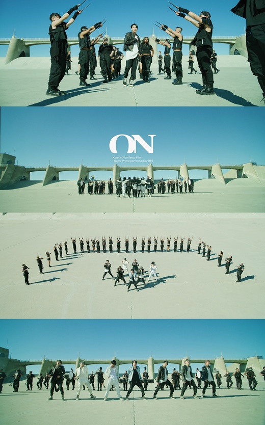 BTS, ‘ON’ 공식 뮤비...#해외 로케 #대규모 퍼포먼스 #몰입감 촬영 | bnt뉴스