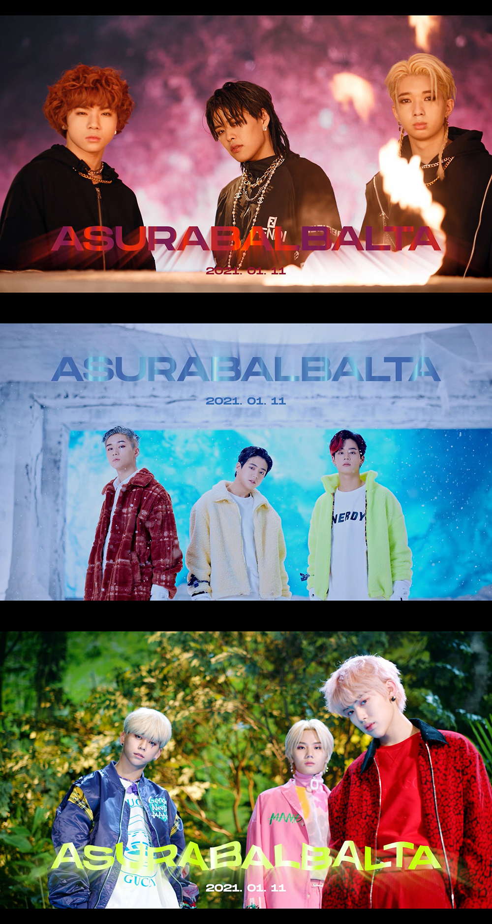 '데뷔 D-5' T1419, 데뷔 앨범 'BEFORE SUNRISE Part. 1' 3色 유닛 티저 비디오 공개 | bnt뉴스