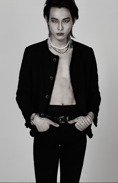 [포토] 모델 김태윤 '다크포스 물씬'(2021 GLOBAL K-TOP MODEL) | bnt뉴스