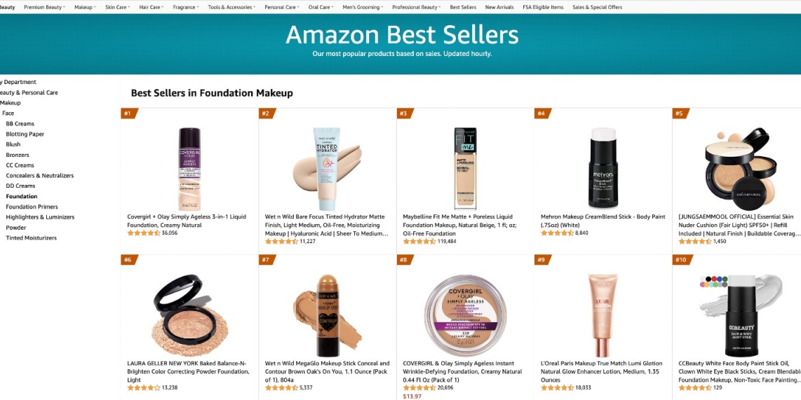 정샘물뷰티, K-뷰티 1등 넘어 아마존 TOP5 달성 | bnt뉴스