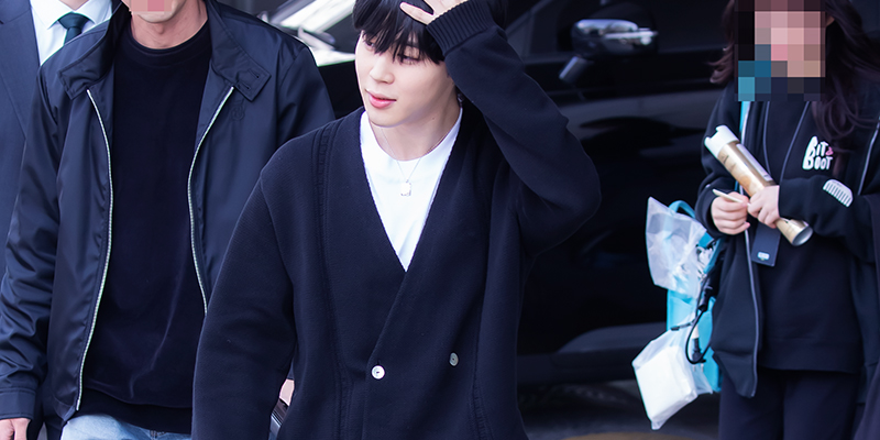 [bnt포토] 방탄소년단 지민 '쓰담쓰담' | bnt뉴스