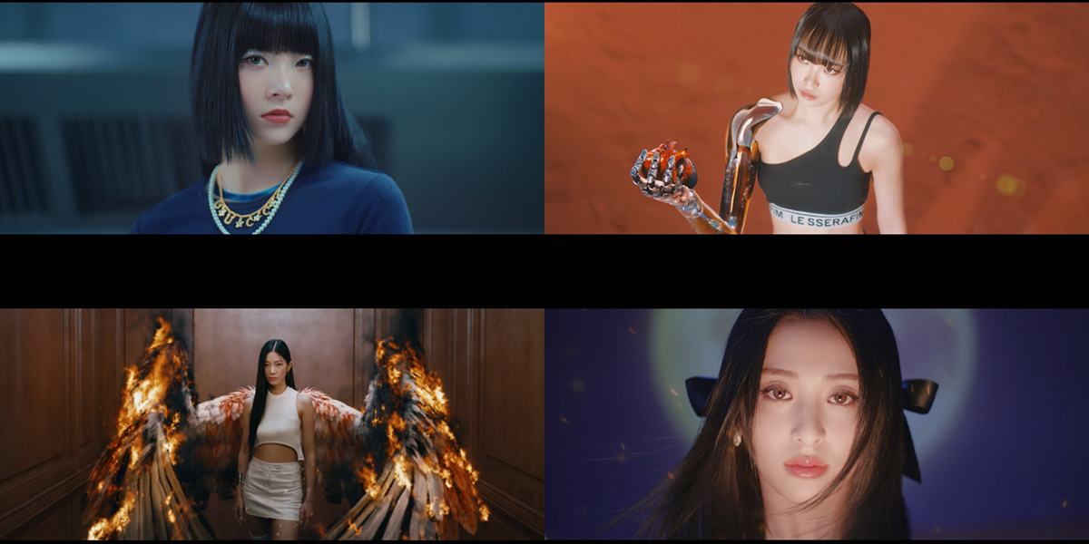 르세라핌, 신보 ‘UNFORGIVEN’ 트레일러 공개...‘압도적 영상미’ | bnt뉴스