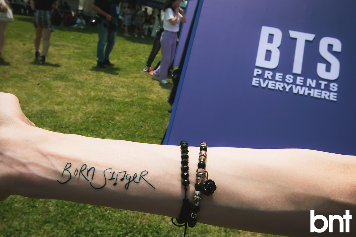 [bnt포토] '언제나 되새기는 BTS 초심, born singer'(2023 BTS FESTA) | bnt뉴스