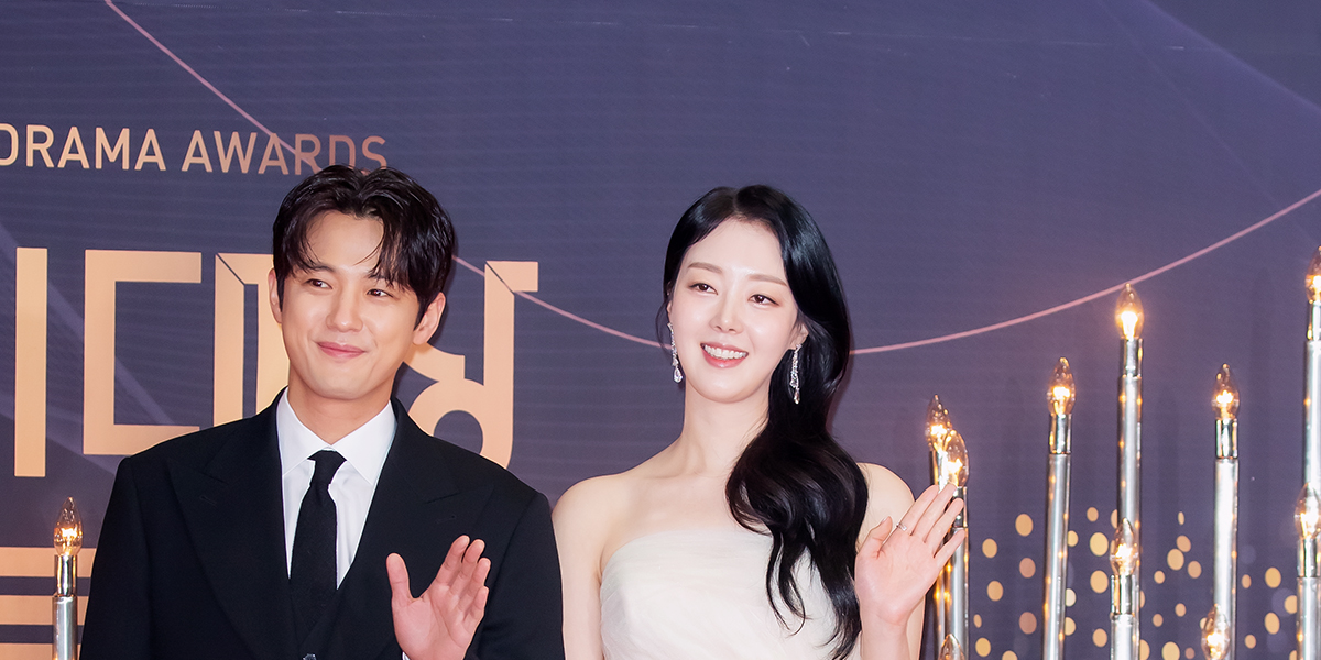 [포토] 서준영-윤다영 '이 사랑스러움, 금이야 옥이야'(kbs연기대상) | bnt뉴스