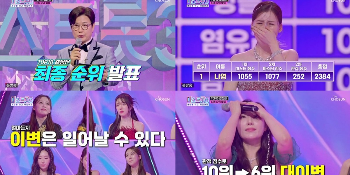 ‘미스트롯3’ 나영→빈예서, TOP 10 확정... 최고 17.3% | bnt뉴스