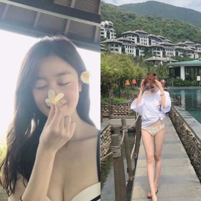 한선화 다이어트 성공! 비키니로 늘씬한 몸매 자랑 | bnt뉴스