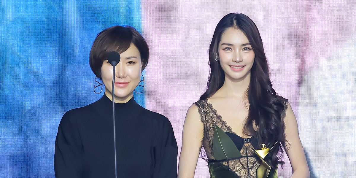 태국모델 MINT '아시아 대표하는 모델스타상 수상했어요'(아시아모델어워즈) [포토] | bnt뉴스