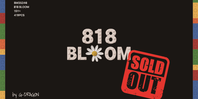 지드래곤, ’GD 818 BLOOM’ 2차 판매 연속 매진 | bnt뉴스